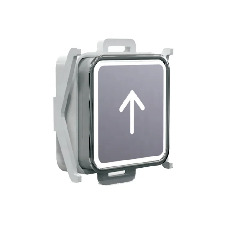 Custom Elevator Square Push Button With Led Lighting For Elevator Parts ...