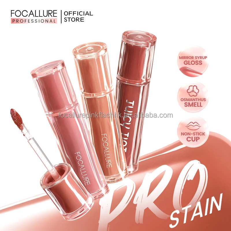 FOCALLURE Lip Stain - Waterproof, Long-Lasting Lip Tint