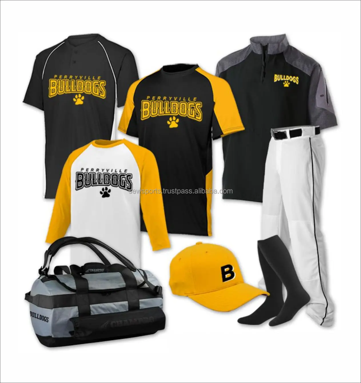 CUSTOMIZED BASEBALL TEAM UNIFORM PACKAGE WITH OWN LOGOS and DESIGNS ...