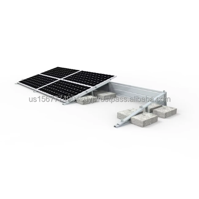 Affordable Easy Installation Mounting Structure Safety Ballast I-III Flat Solar Concrete Roof ...