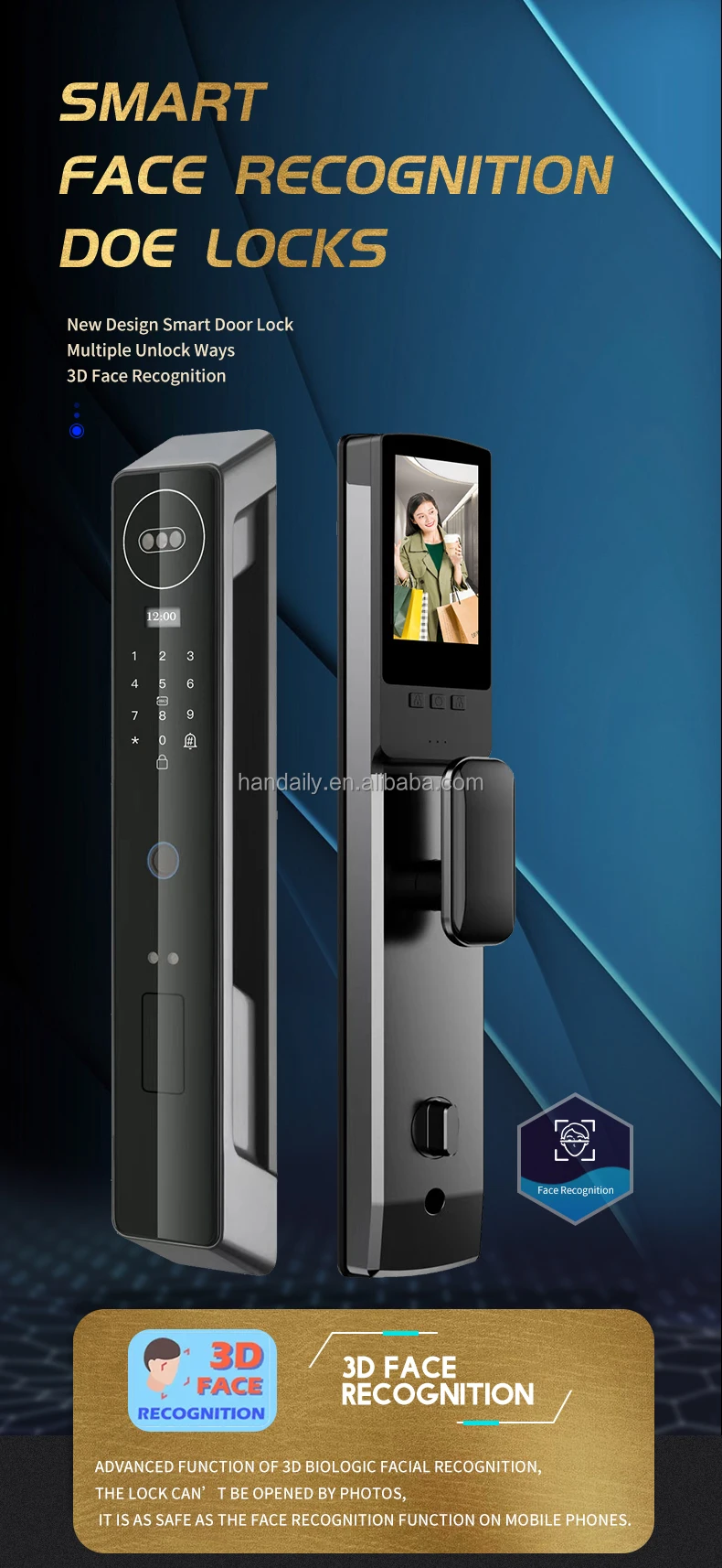Smart Door Lock with Face Recognition - Secure & Convenient