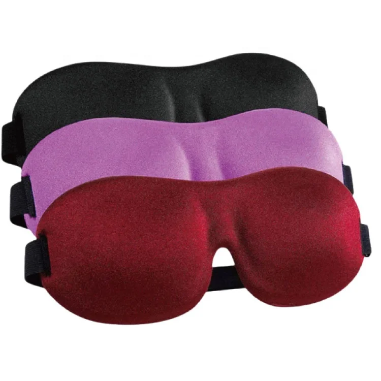 Custom 3d Sleep Eye Mask Memory Foam Eye Sleeping Mask Plush Travel ...
