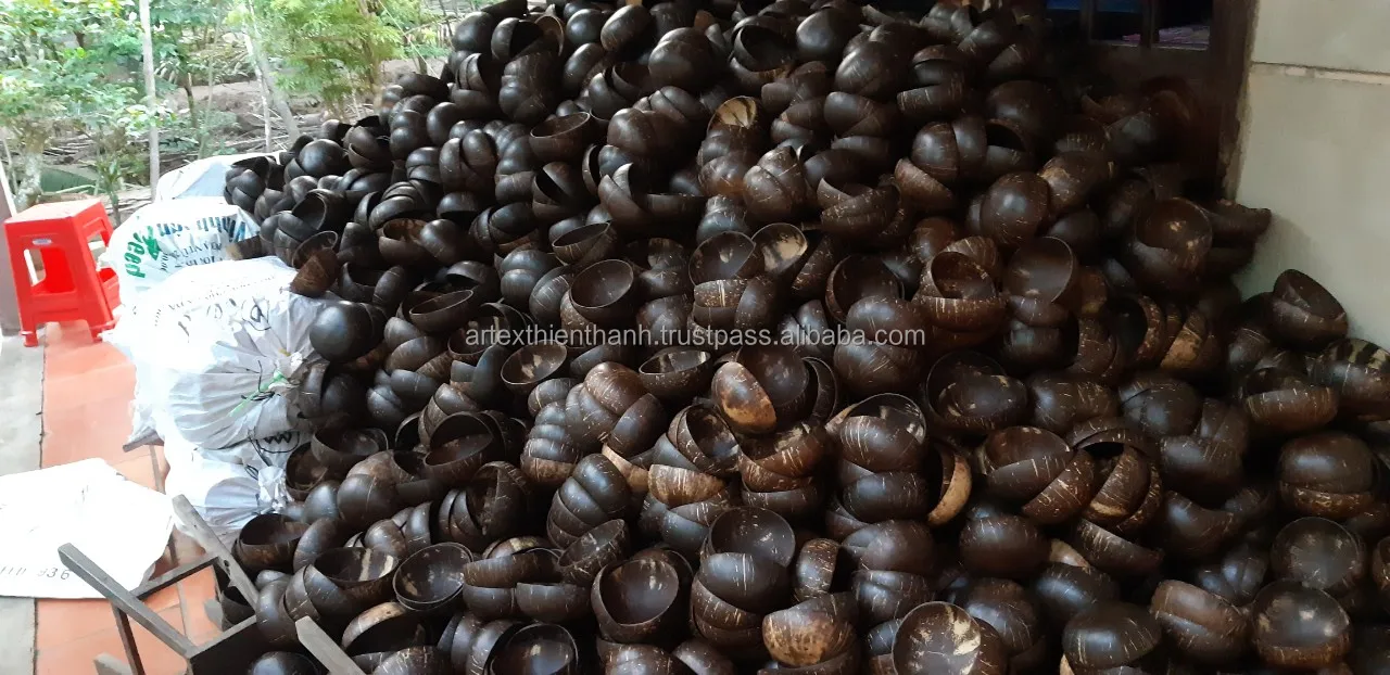 Sustainable Eco-friendly Handmade Coconut Bowl Set Wholesale Coconut ...