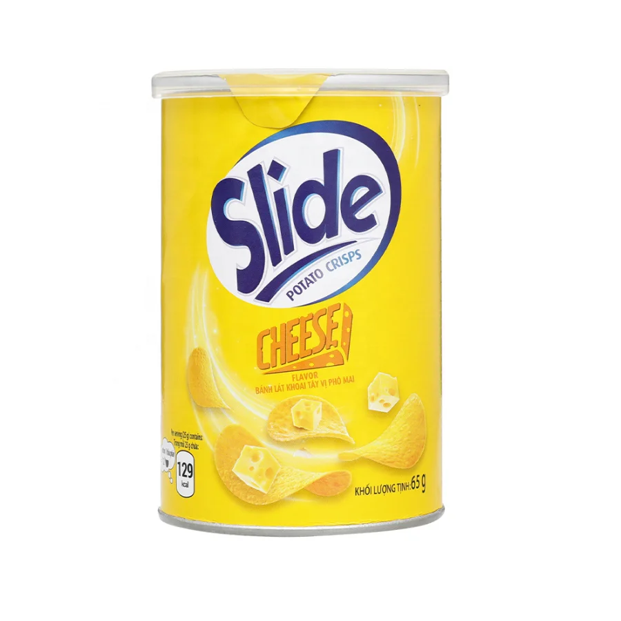 Wholesale Snack Slide Potato Crisps Cheese 65g Hot Selling Exotic Snack ...