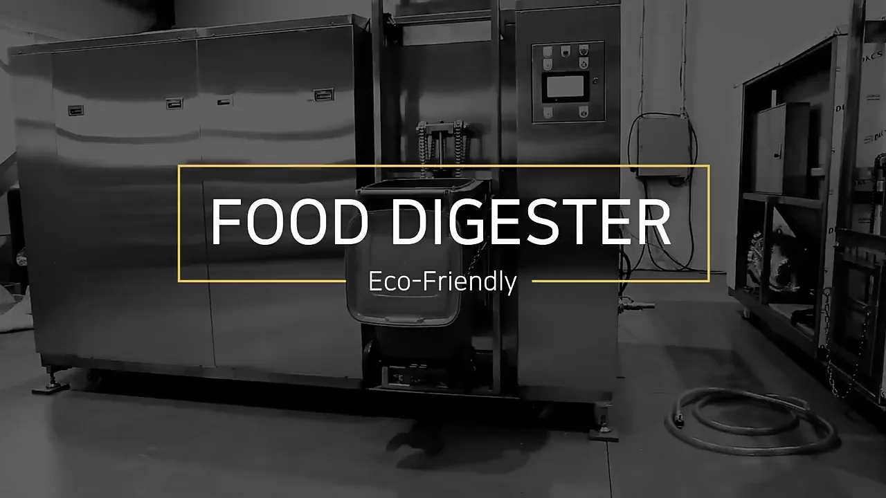 Commercial Usage Exbio 300kg/day Organic Kitchen Appliances Food ...