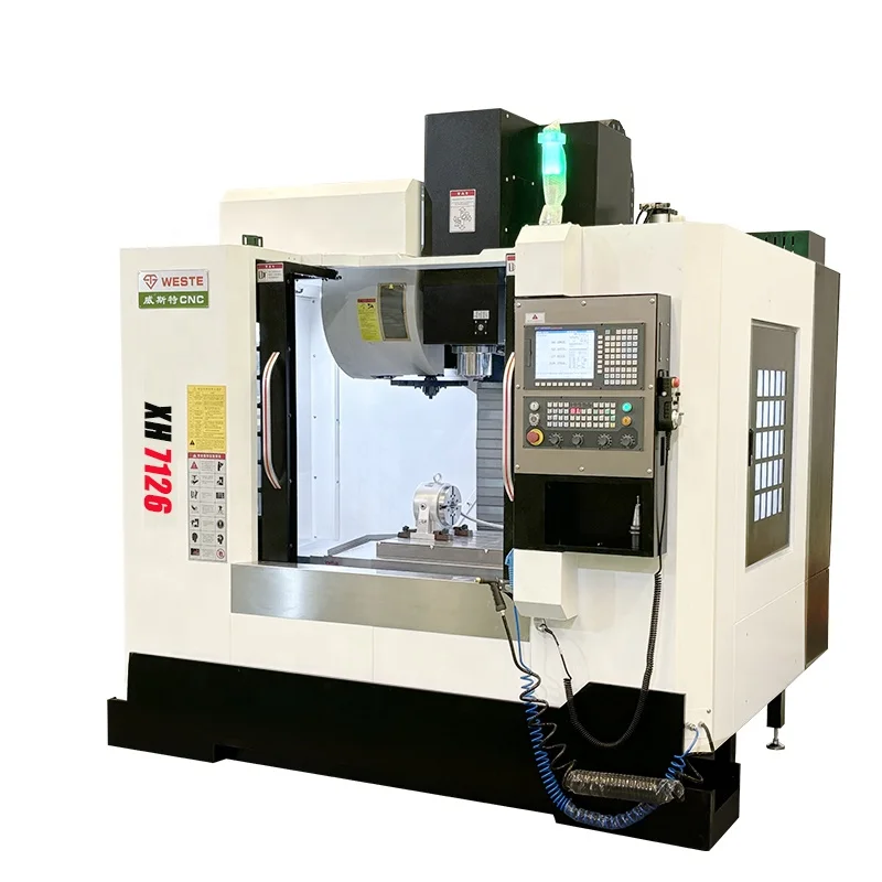 XK7126 XH7126 universal high quality Taiwan spindle metal CNC milling machine VMC650 cnc ...