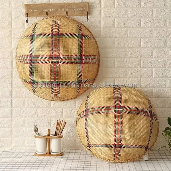 Bamboo Food Covers - Eco-Friendly Mesh Tents for Freshness