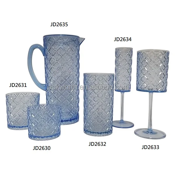 Metallic Gold Acrylic Plastic Embossed Tableware - Buy Embossed Plastic ...