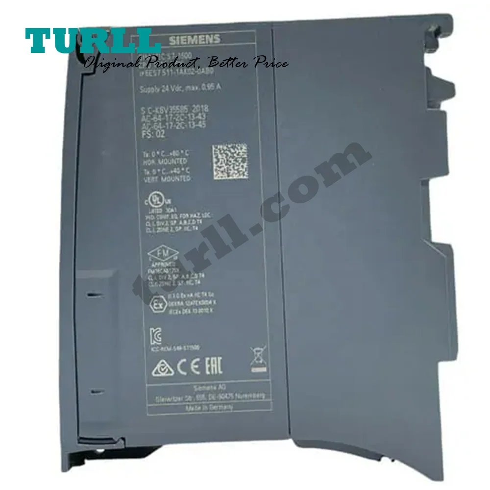 Siemens Simatic S7-1500 Central Processing Unit Cpu 1511-1 Pn Memory ...