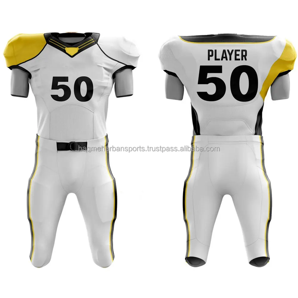 American Football Uniforms Customized Designs Printing Sublimated Quick ...