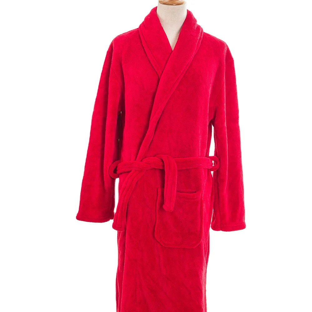 Timeless Fashion Trend Red Bathrobe With High Quality - Buy Red ...