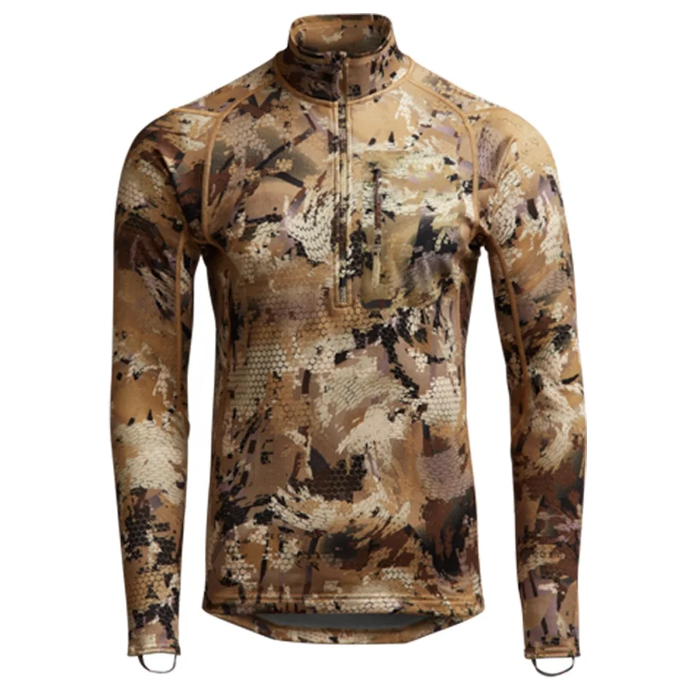 Base Layer Top Hunting Fishing Outdoor Sportswear 100% Polyester - Buy ...