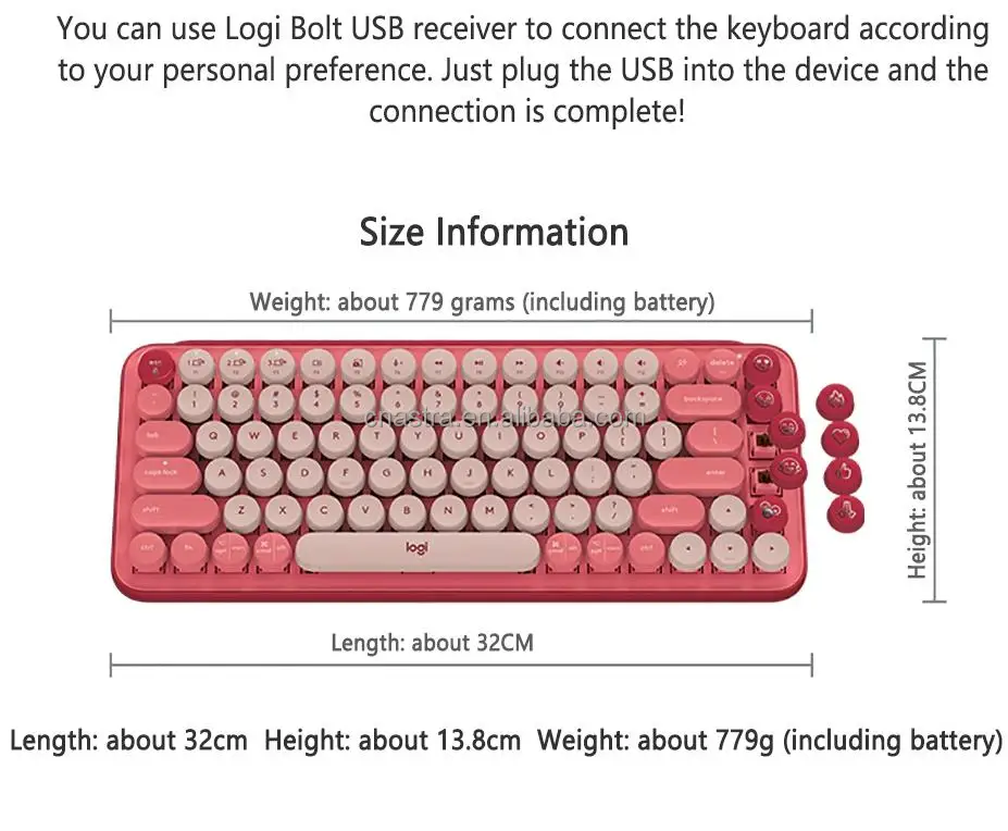 Original Logitech Po P Keys Wireless Mechanical Keyboard Portable Ttc ...