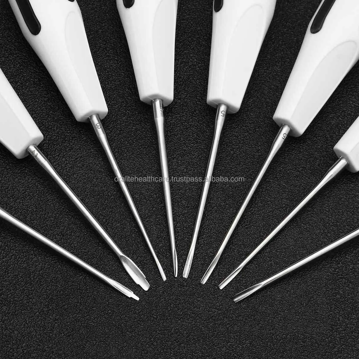 8 Pcs Dental Luxating Elevators Oral Surgery Tooth Extraction Apical ...
