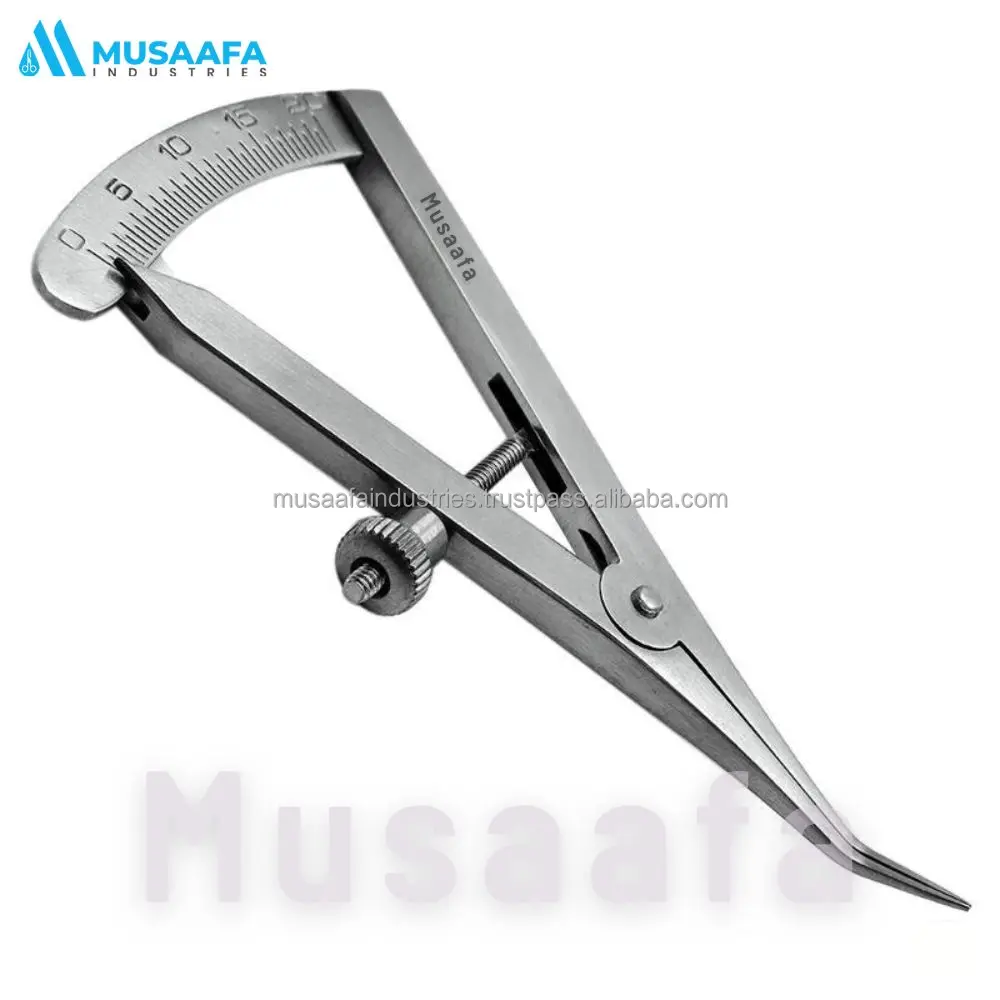 Surgical Ophthalmic Castroviejo Caliper 0 To 20mm Dull Polished ...