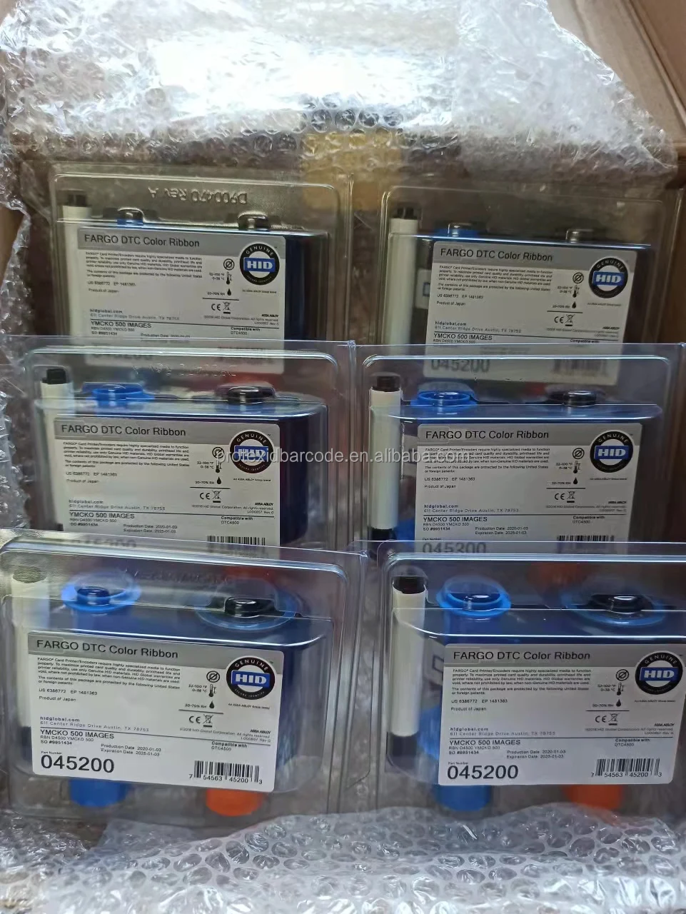 Hidfargo Dtc4500 Ymcko Full Colour Printer Ribbon 045200 - Buy Ymck ...