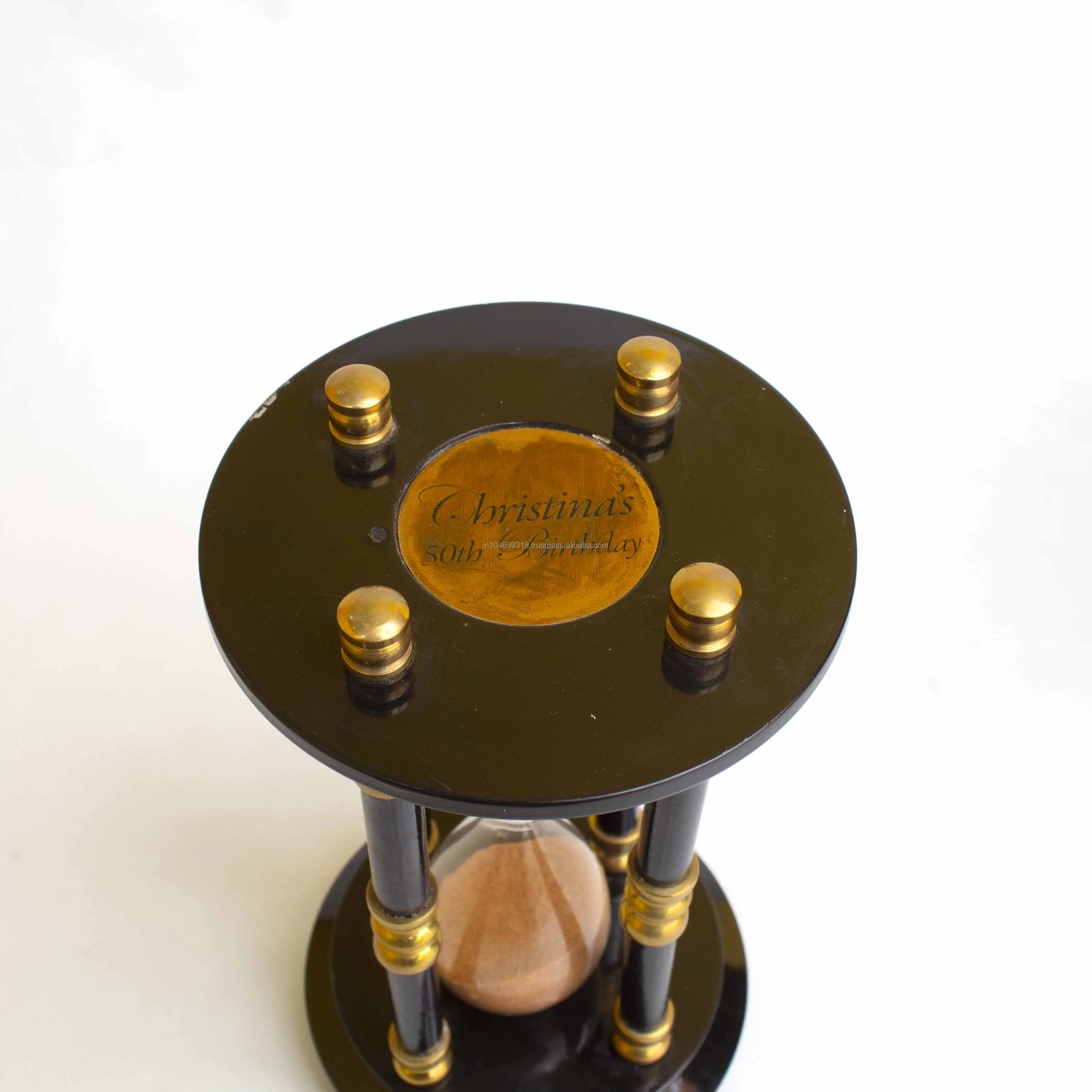 Brass Metal Sand Timer Collectible Antique Style Nautical Sand Timer ...