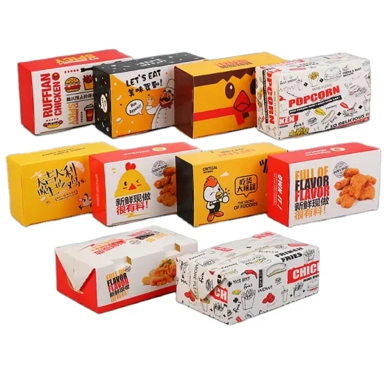 Disposable Fast Food Fried Chicken Beefsteak Wrapping Box Takeout Food ...