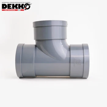 60-110mm Diameter Renovated Upvc High-pressure Equal Sanitary Wye Tee ...