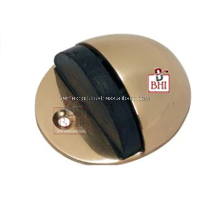 Brass Floor Mounted Oval Pedestal Door Stopper (50mm) - Buy Door ...