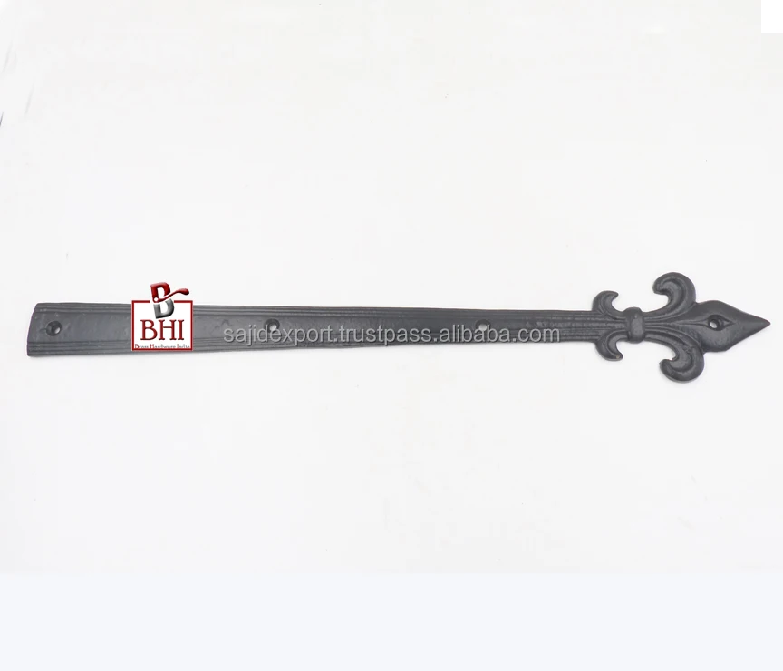 Cast Iron Front Door Strap Hinge Ornate Design (425x62mm) - Buy Front ...