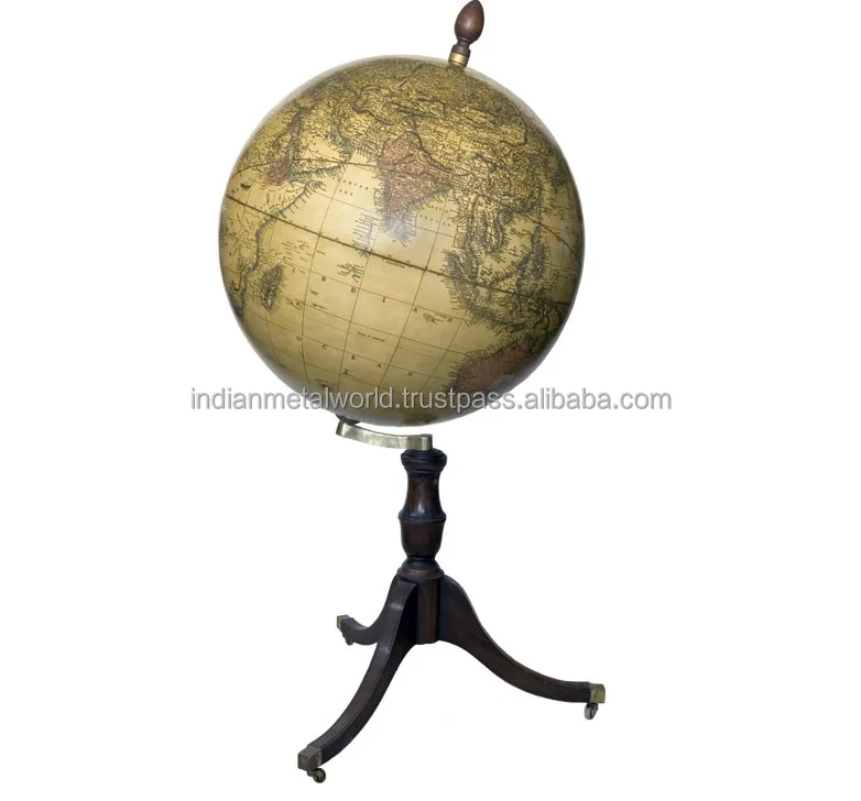 New Design Globe with Stand Metal Elegant Rotating Globes for Decor and ...