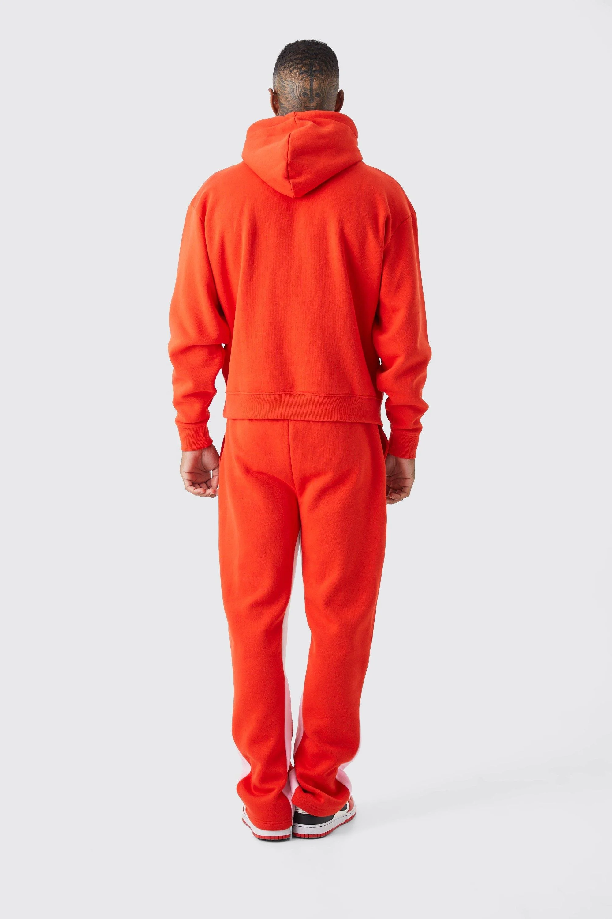 Classic Loose Fit Oversized Graphic Boxy Print Tracksuit Athletic ...