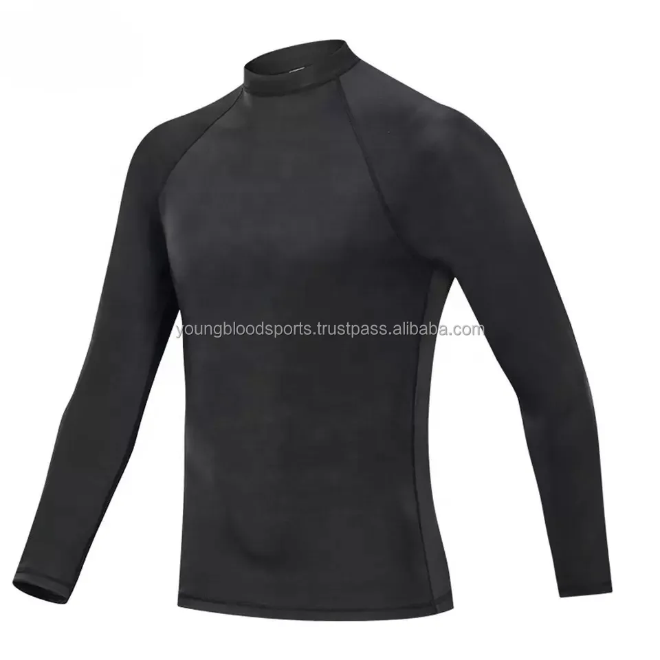 Men Compression Top Long Sleeve Rash Guard Customized Men Rash Guard ...