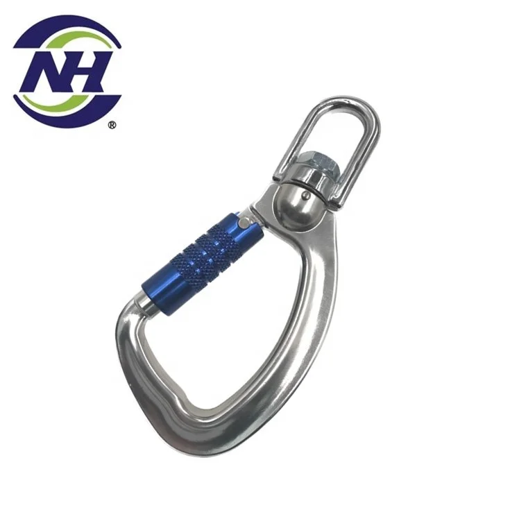 Triple Lock Aluminum Steel Coated Dog Swivel Snap Hooks - Buy Stainless ...