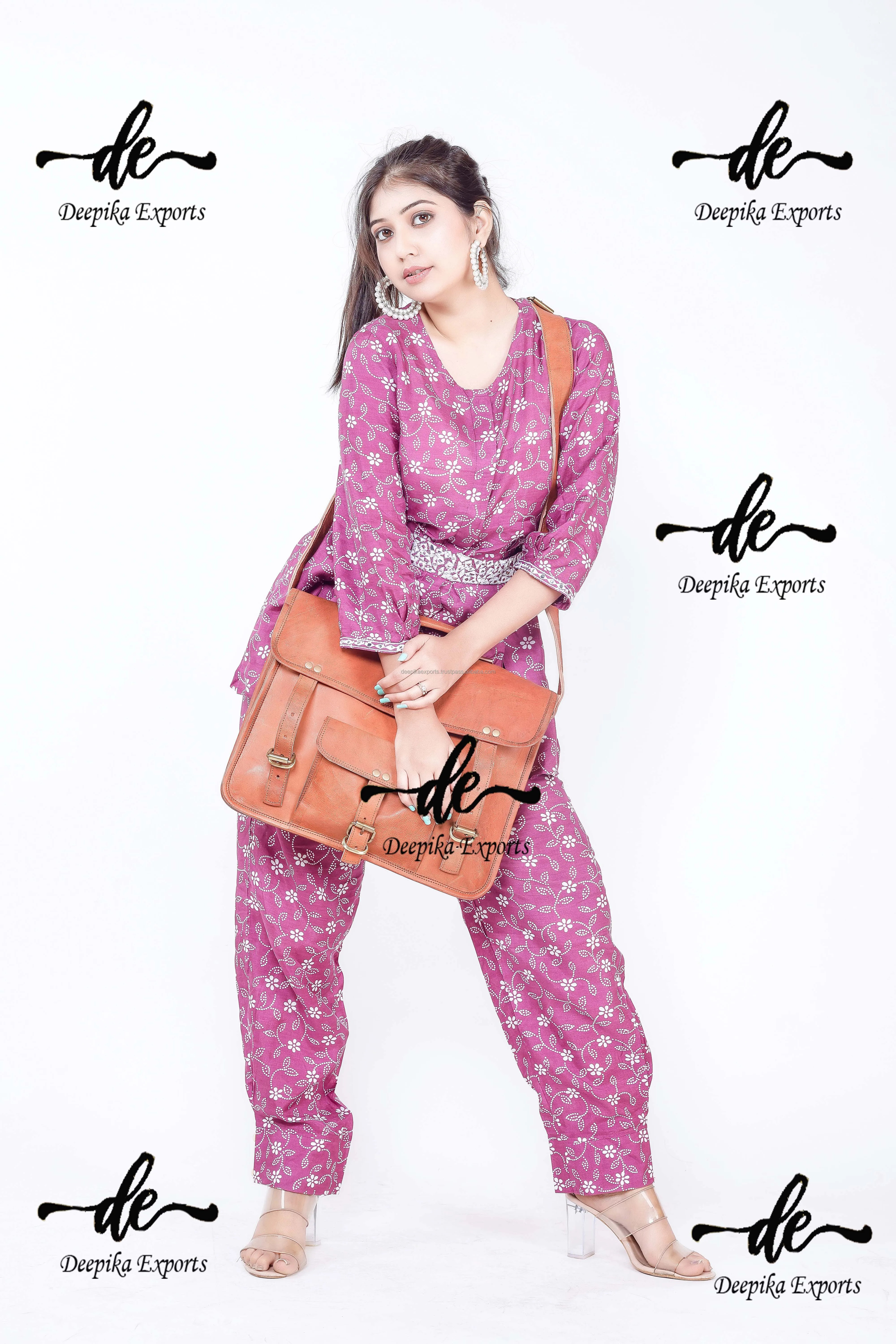 Unisex Stylish Leather Messenger Bag Office Use Laptop Bag Handmade ...