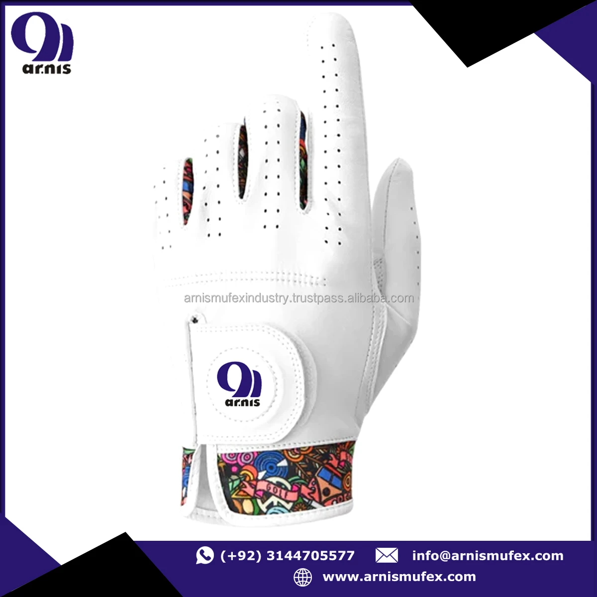 Customized Golf Gloves - High Quality Cabretta Leather