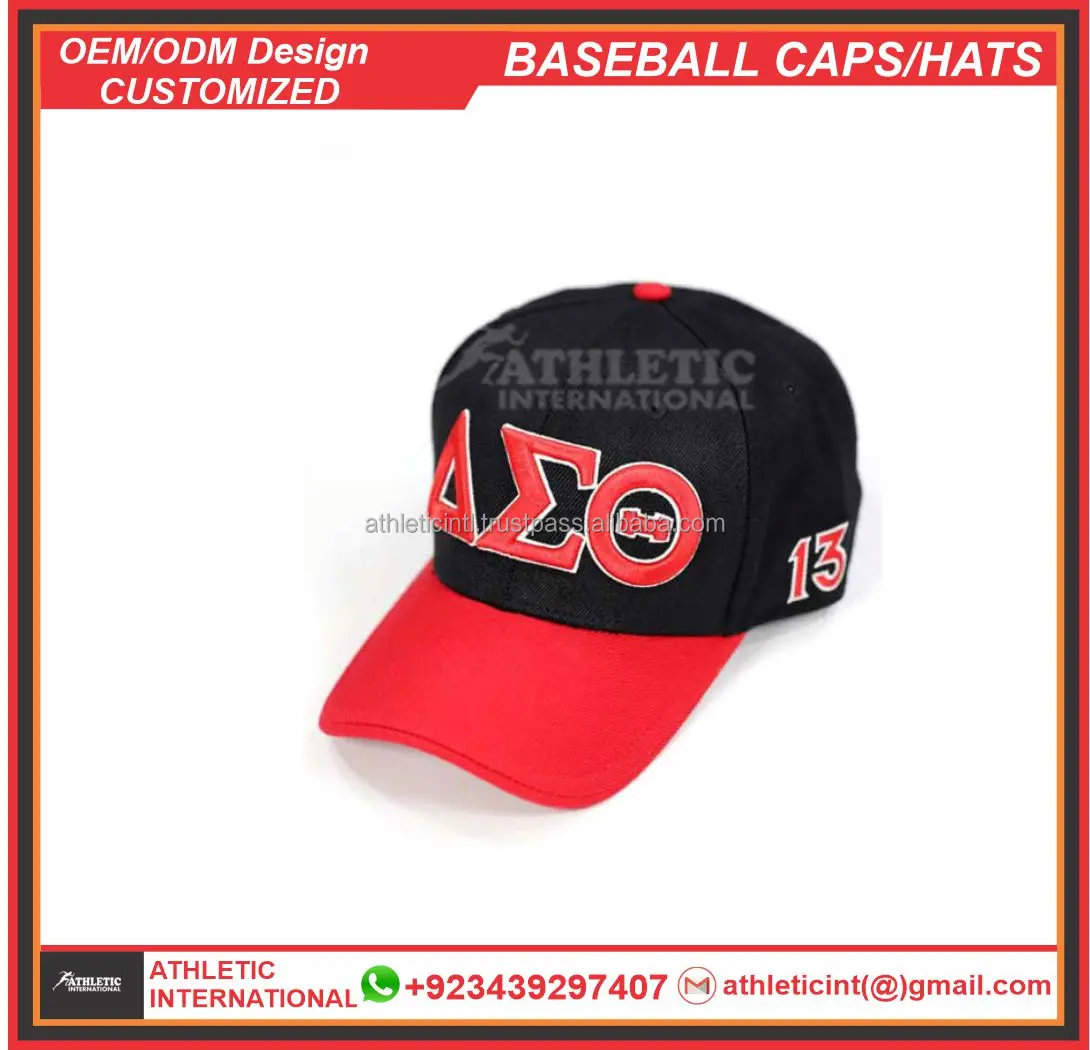 Delta Sigma Sorority Hats Greek Letter Embroidery Printed Baseball Caps ...