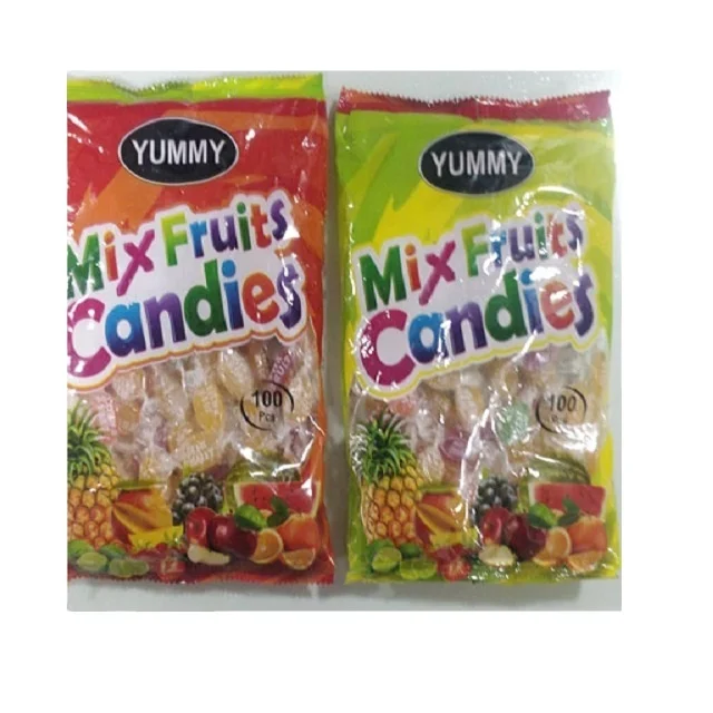 Fruit Flavor Hard Candy Steamed Rolls Rainbow Wave Plate Candy Creative ...