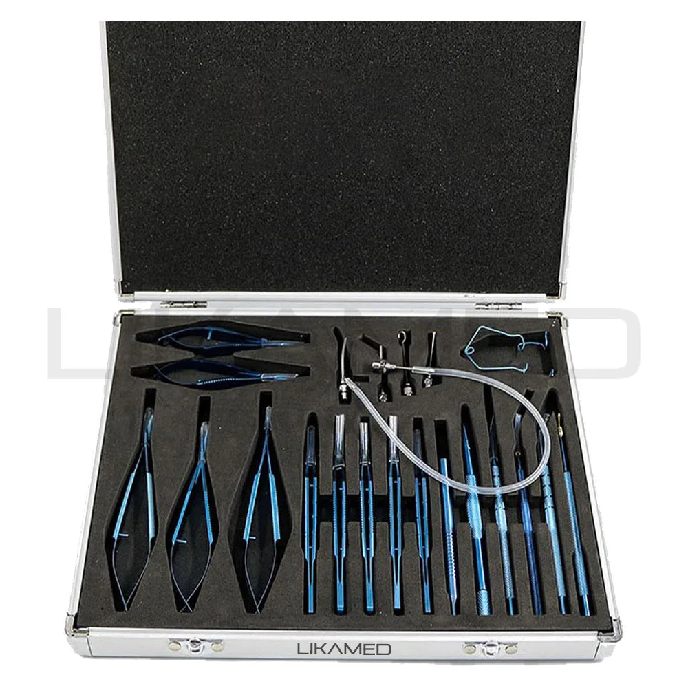 Cataract Set Ophthalmic Microsurgical Instrument Set 21pcs Cataract Kit ...