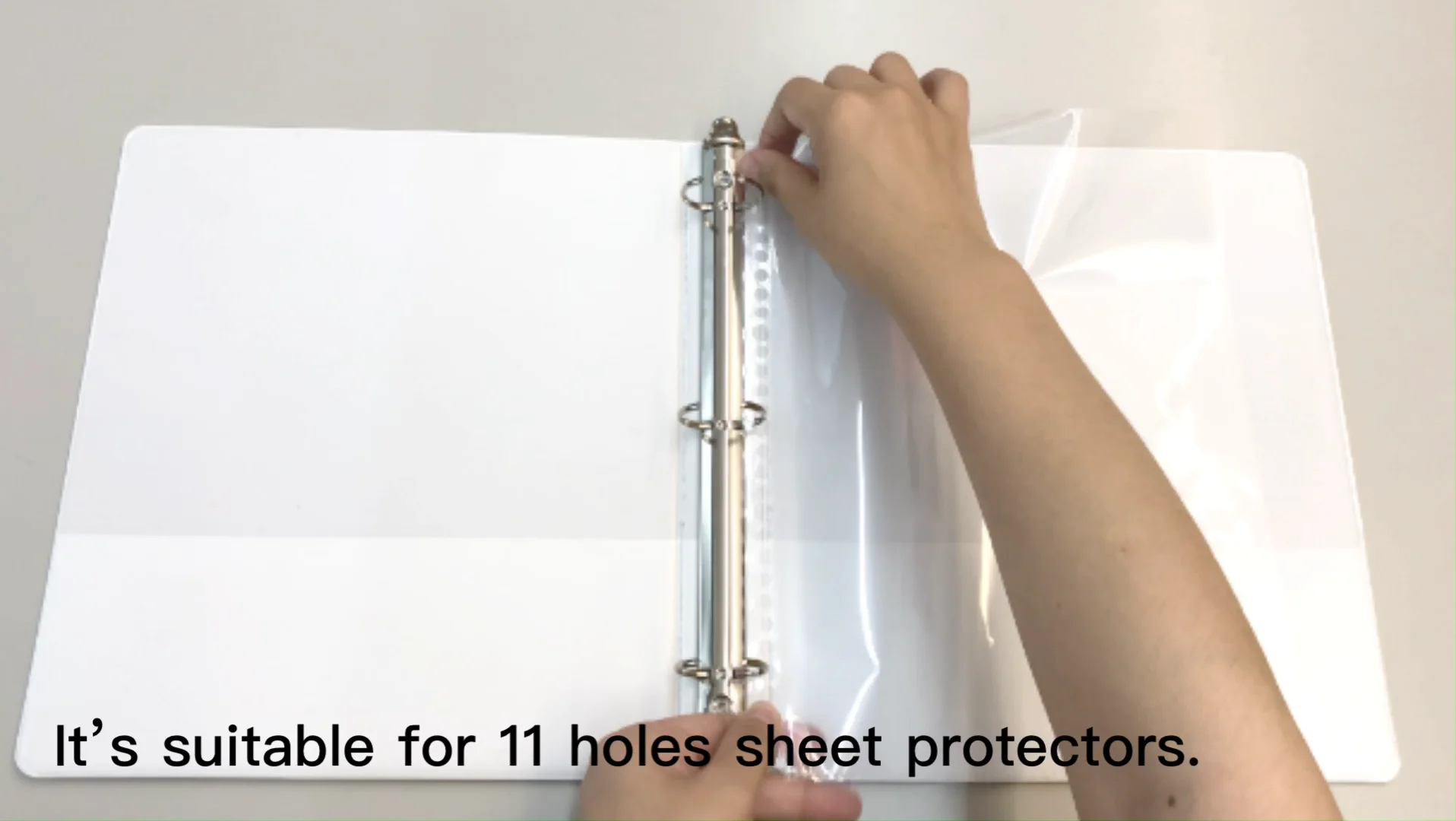 2 Hole Plastic O Ring Binder Punch File Folders A5 - Buy A5 Ring Binder ...