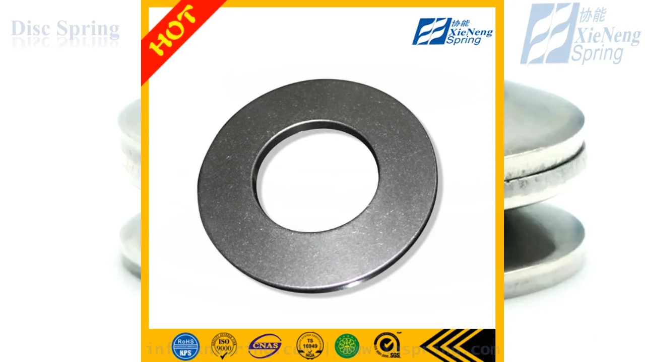 40*20.4*2.25mm Din2093 Conical Disc Springs And Washers Stainless Steel ...