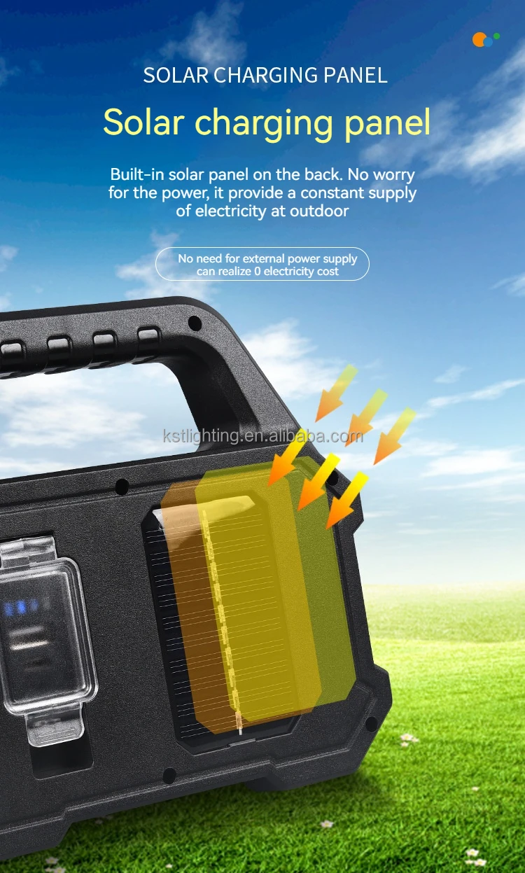 Multifunction Power Bank Work Light Searchlight Flashlight