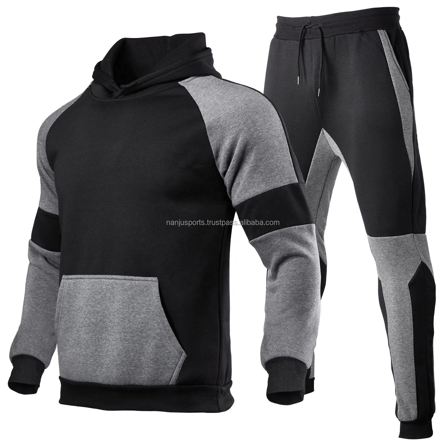 Best Sale Patchwork Tracksuit For Men Jogging Sweatshirts And Pants ...