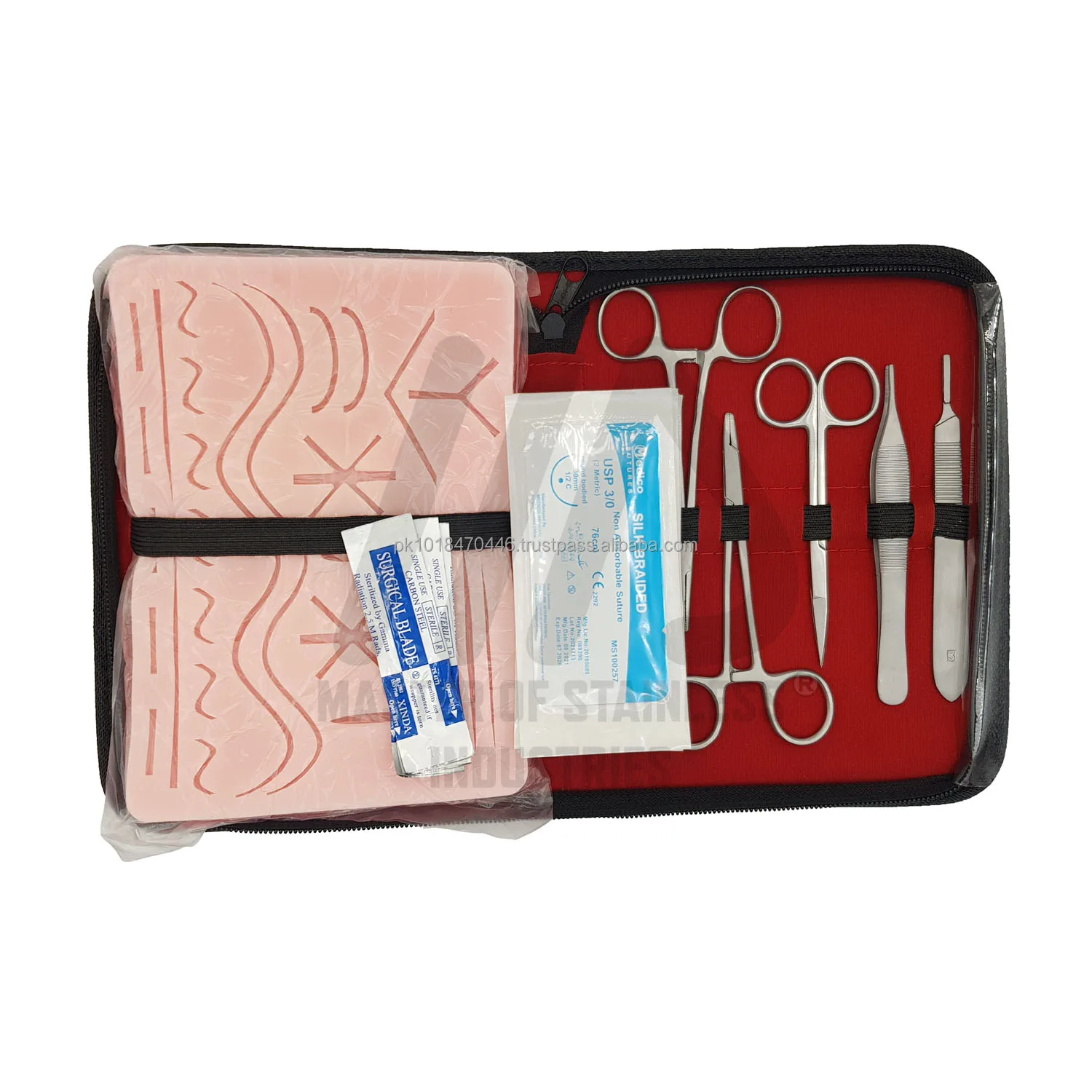 Medical Wound Dissecting Kit For Suture Practice Dissection Surgical ...