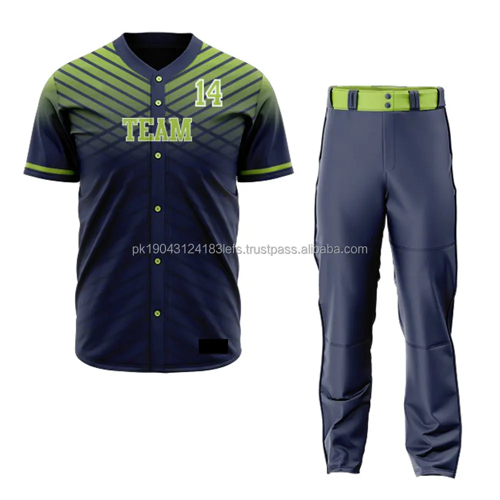 Best Manufacturing Premium Quality Latest Design Men Baseball Uniform ...