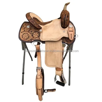 Genuine Western Leather Horse Saddle With Tack Set | Comfortable ...