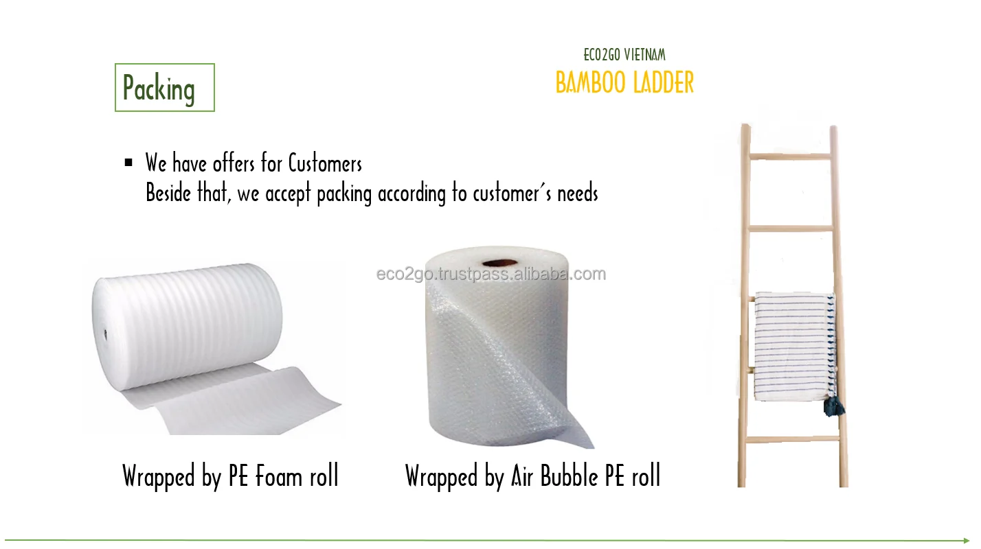 Bamboo Towel Ladder High Quality - Ladder Towel Rack Rail Blanket Towel ...