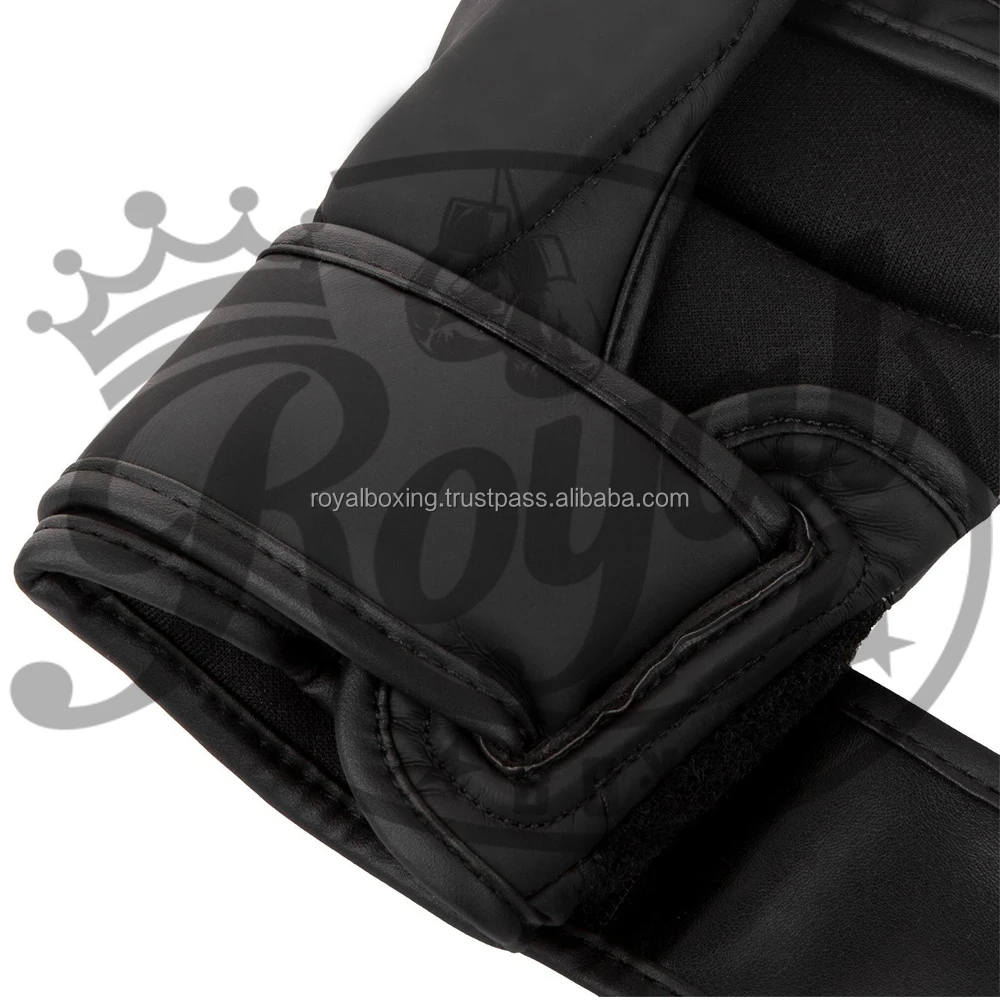 Custom MMA Hybrid Leather Fight Gloves Custom Design Manufacturer Good ...