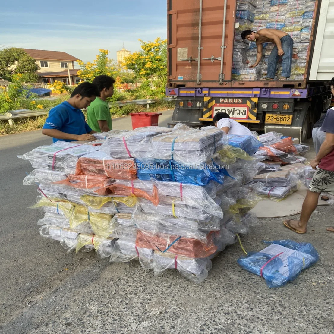Clean Waste Paper For Recycling Purposes Old Newspaper Scrap Yellow ...
