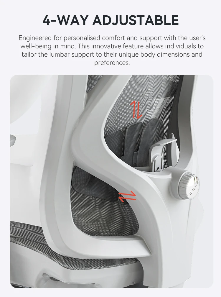 Sihoo M57C Ergonomic Office Chair with Adjustable Backrest & Footrest ...