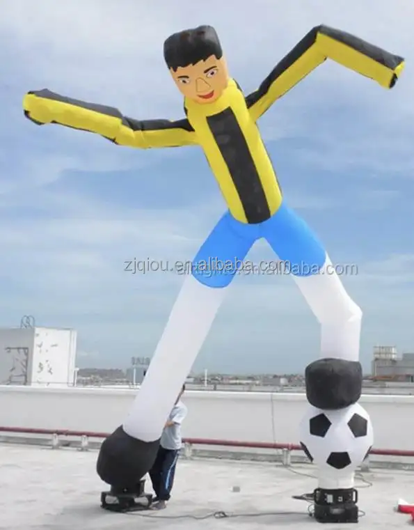 Funny Inflatable Waves Sky Air Dancer Two Legs Tube Man