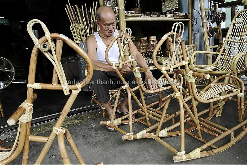 Sustainable Rattan Rocking Horse Toys for Kids - Artex Thien Thanh