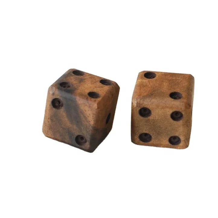 Large Mango Wooden Dice Outdoor Lawn Game Wooden Extra Large Numbered ...