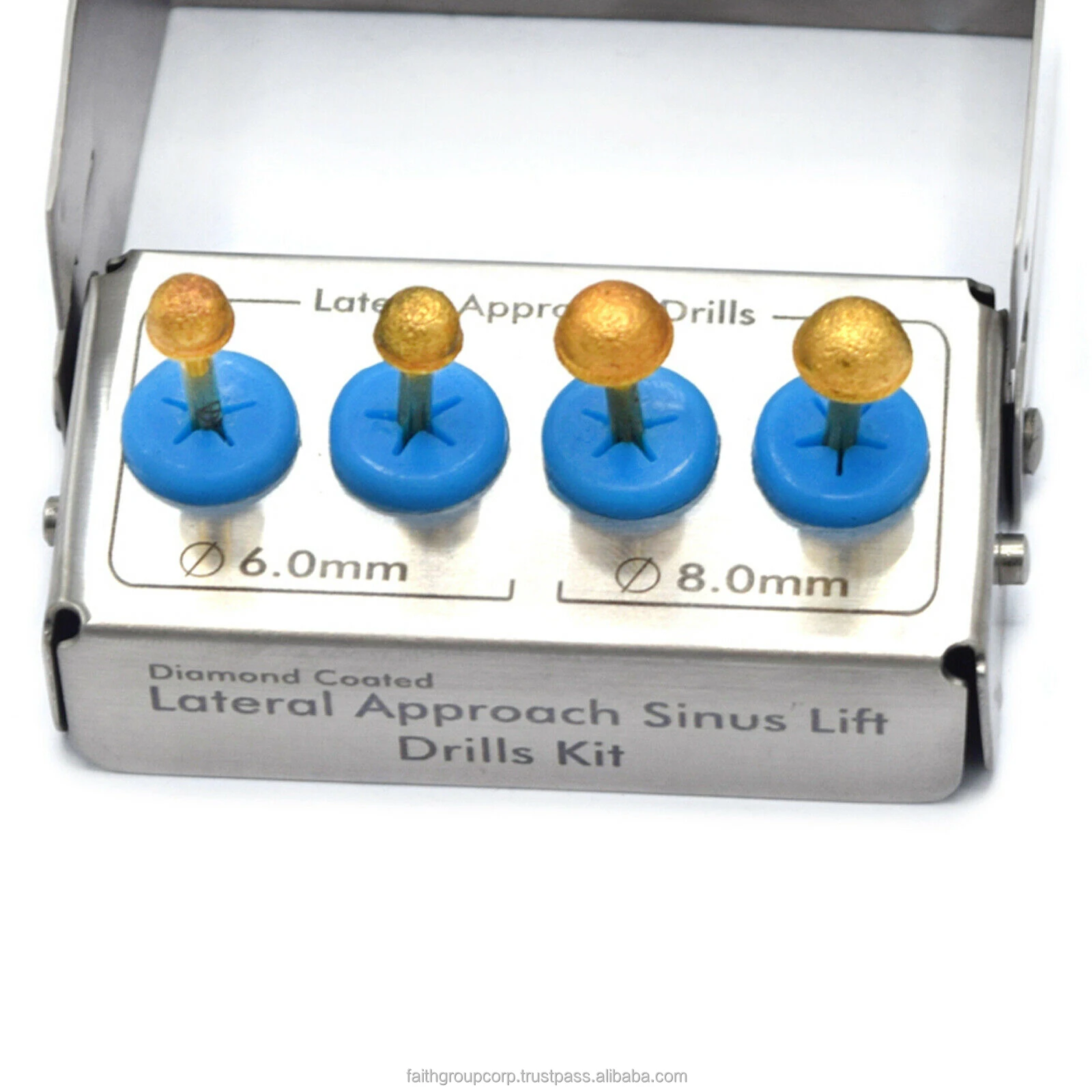 Lateral Approach Sinus Lift Drill Kit Dental Sinus Membrane Diamond Coated Burs - Buy Dental ...