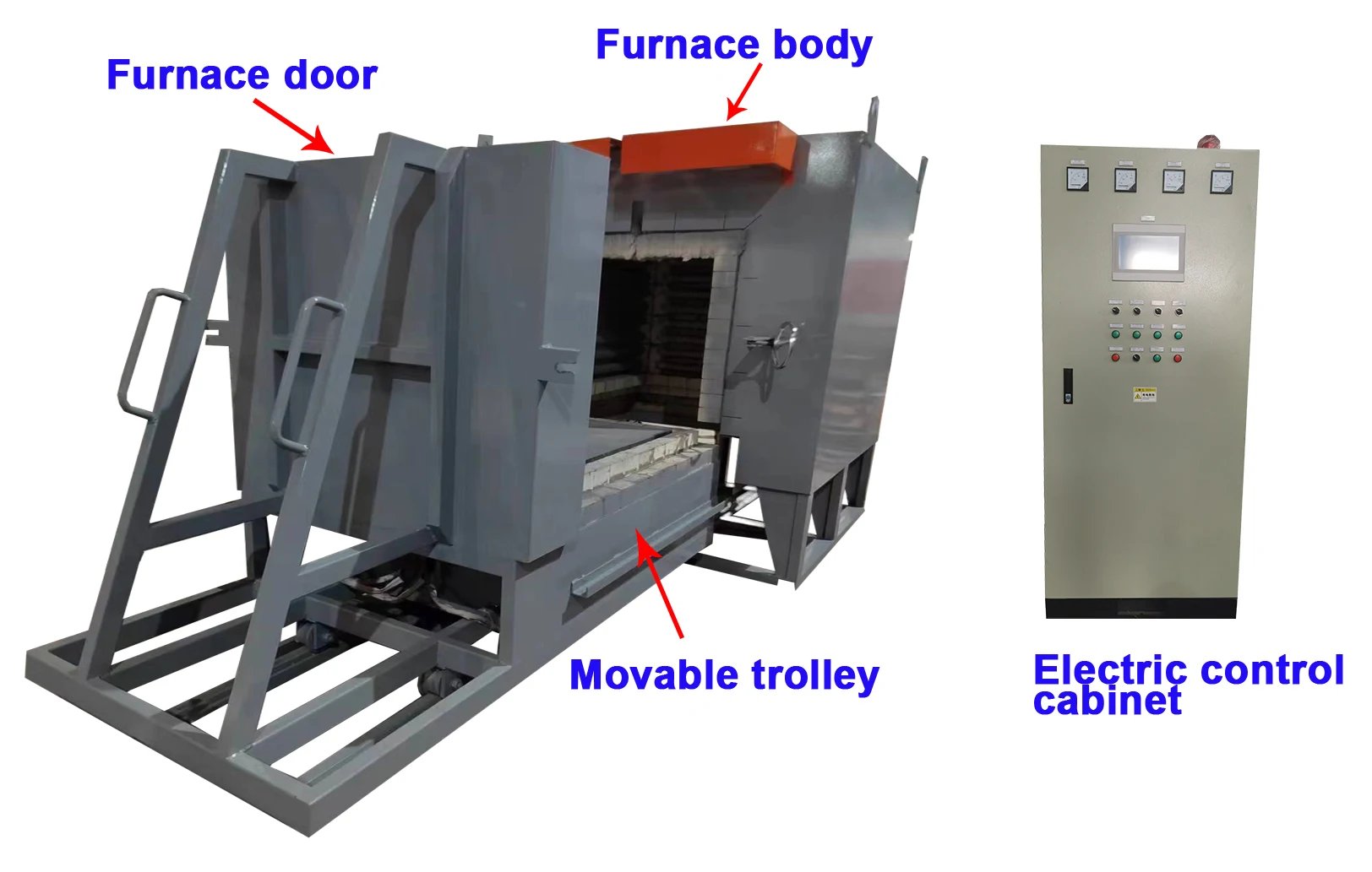Metal Steel Hardening Heat Treatment Furnace Car Bottom Quenching ...